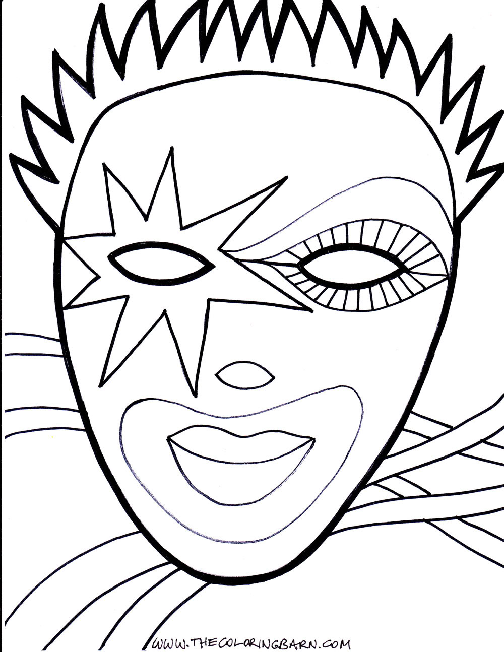 Mardi Gras - The Coloring Barn